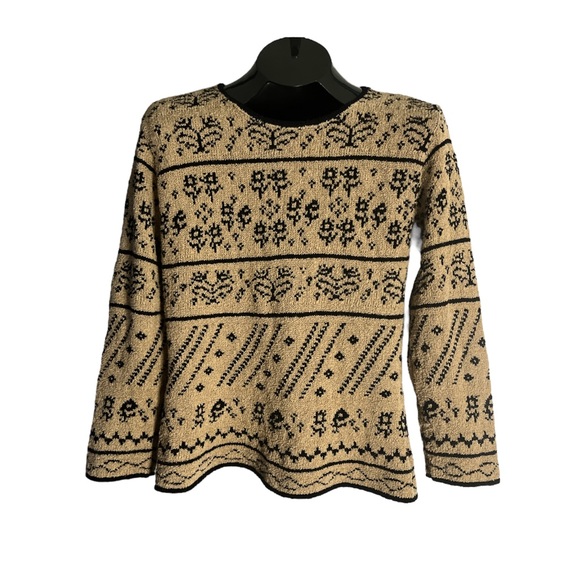 Avalin | Sweaters | Avalin Tan And Black Sweater | Poshmark